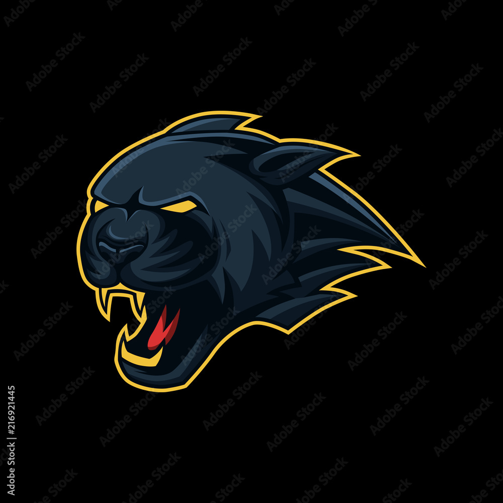 Panther Head Logos