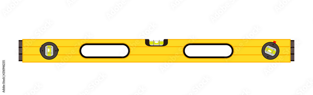 Photo & Art Print Spirit building level isolated on white background ...