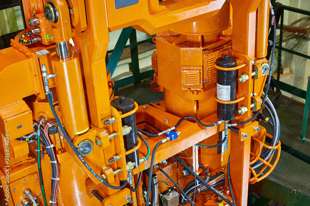 hydraulic hose system oil drive system Stock Photo | Adobe Stock