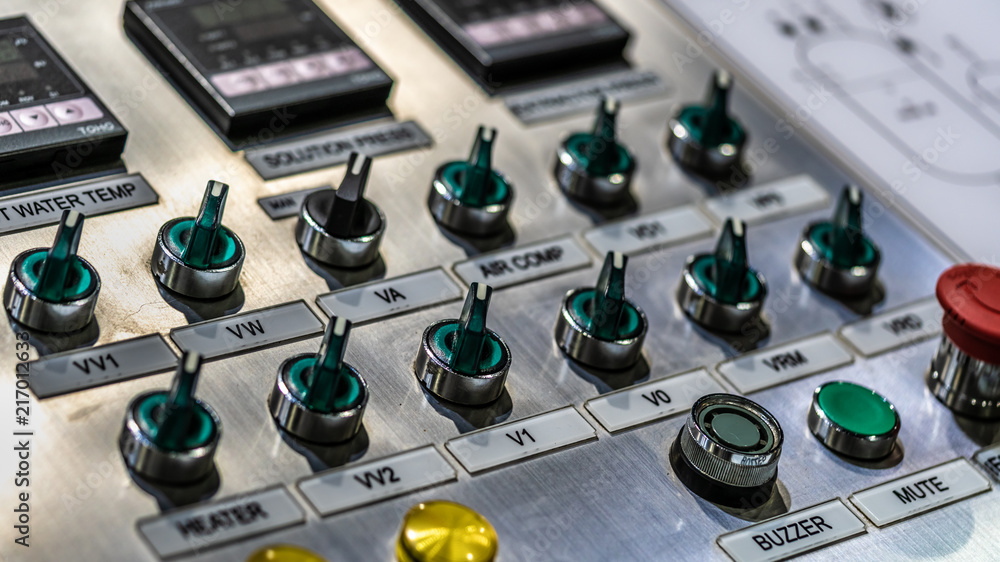 Control Panel Buttons Stock Photo | Adobe Stock