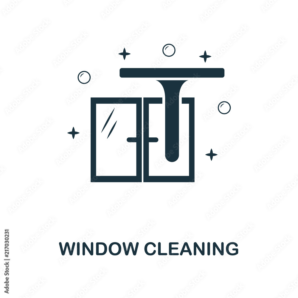 Window Cleaning icon. Line style icon design from cleaning icon ...