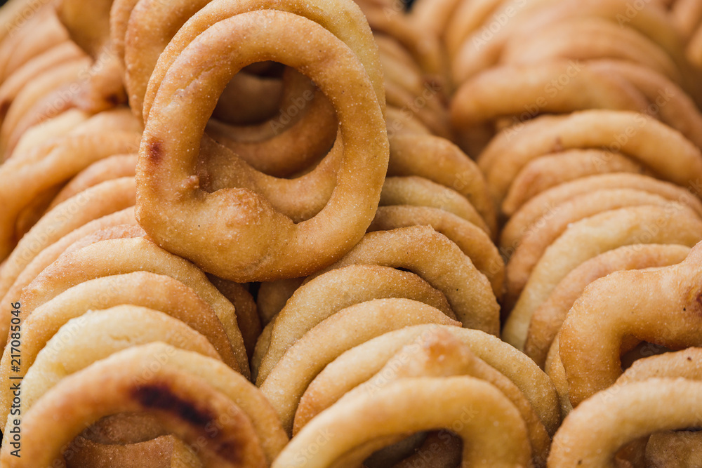 Nepali Sweet Bread Sel Roti,Nepali Sweet Food Stock Photo | Adobe Stock