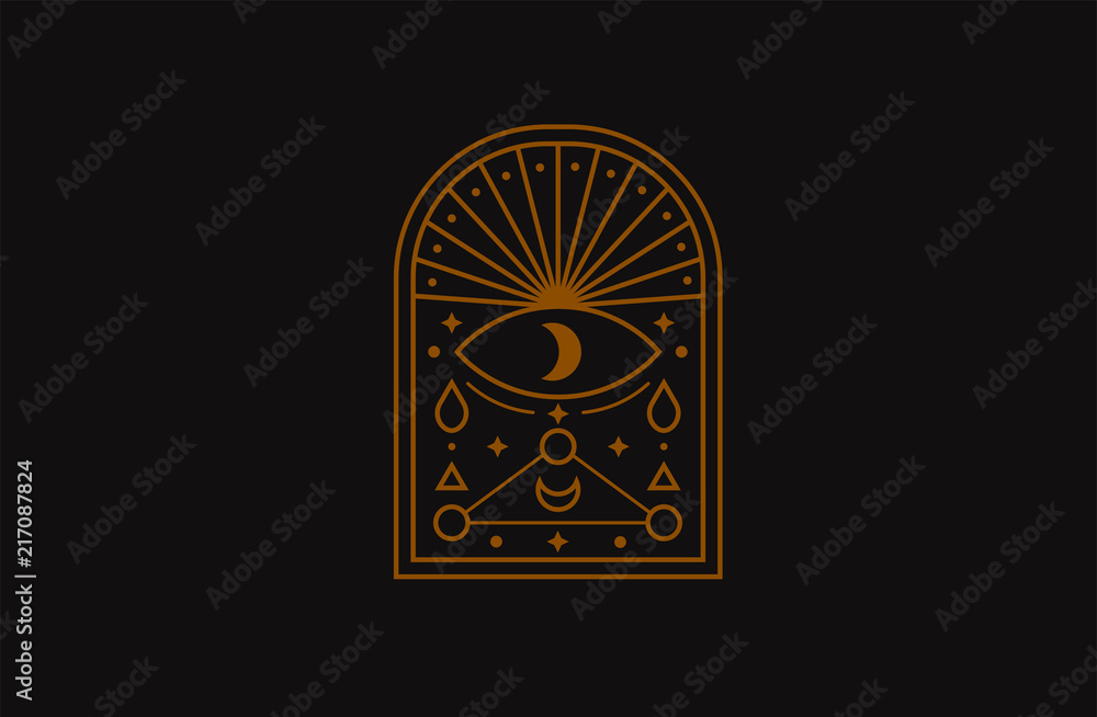 Eye symbol. Esoteric, Alchemy, sacred geometry, sacred geometry, mystic ...