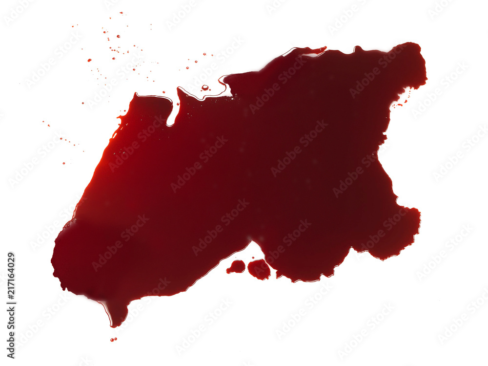Puddle of blood Stock Photo | Adobe Stock