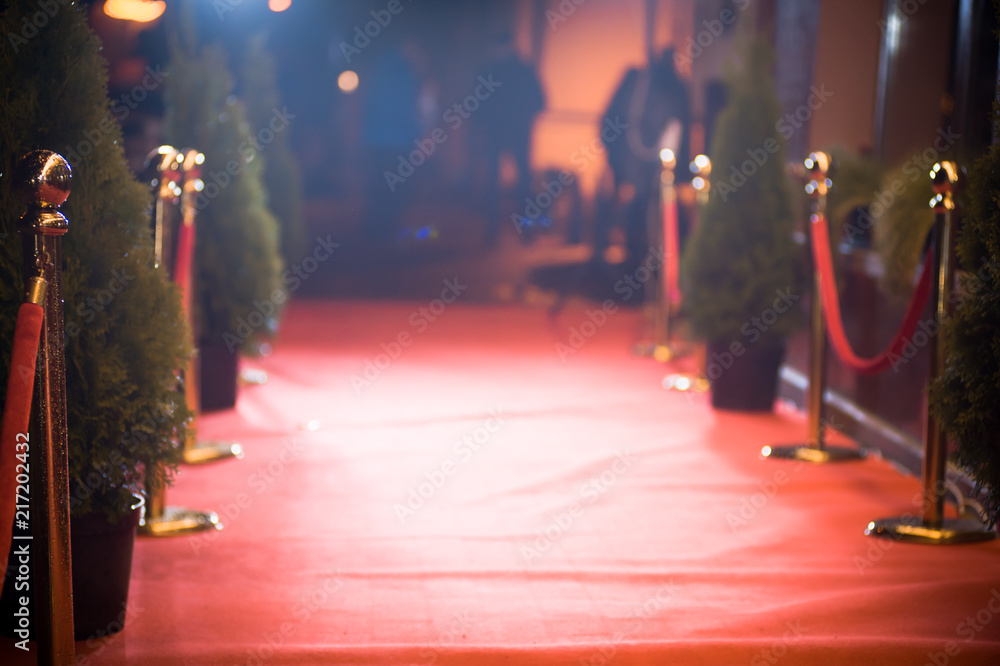 Red carpet entrance Stock Photo | Adobe Stock
