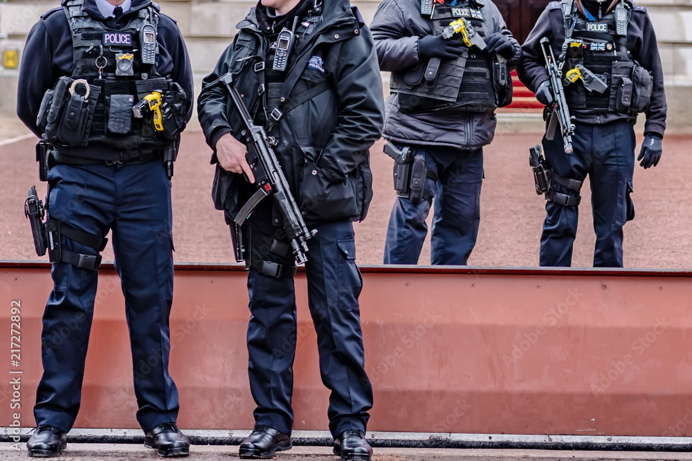 london armed police Stock Photo | Adobe Stock