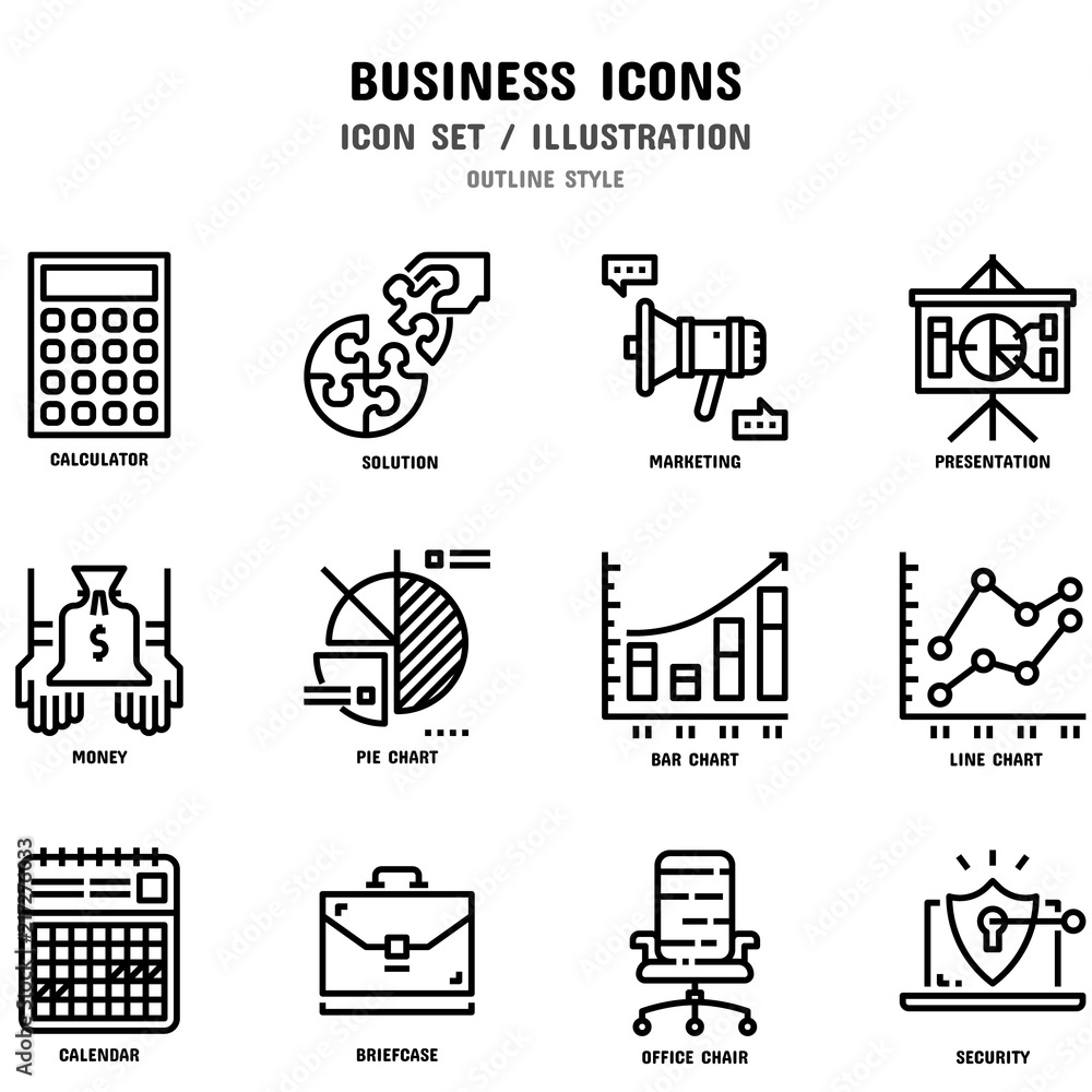Business Web Icons