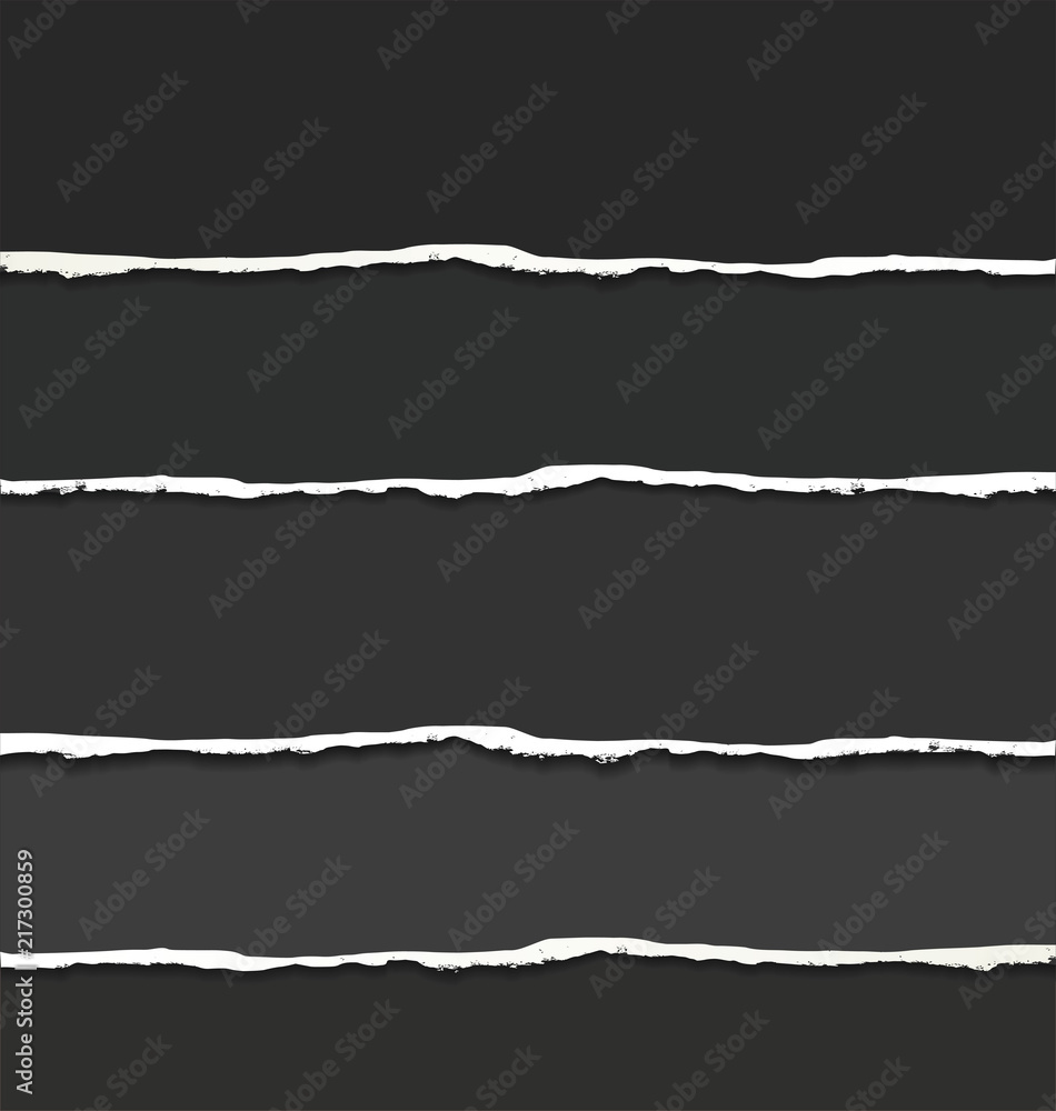 Layers of torn paper placed one over another Stock Vector | Adobe Stock