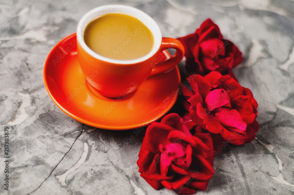 Love Coffee With Rose