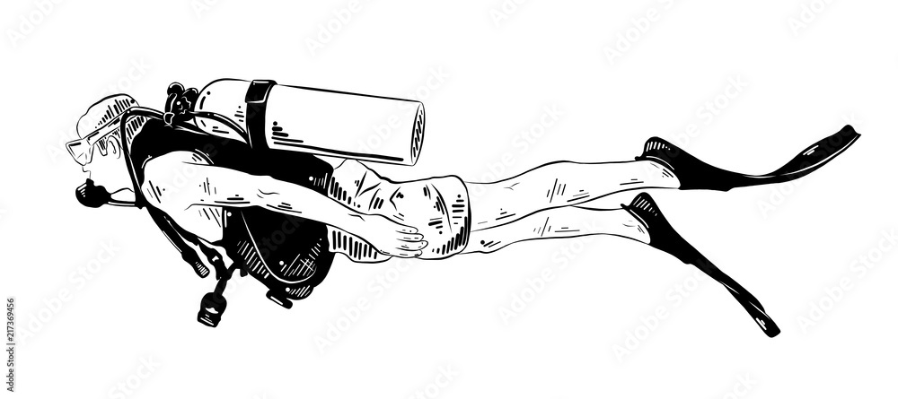 Vector engraved style illustration for posters, decoration and print ...