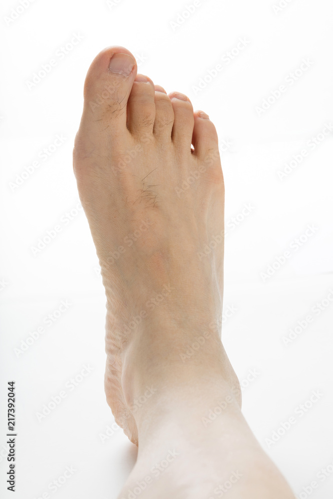 male foot Stock Photo | Adobe Stock