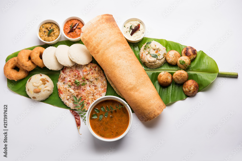 South Indian Food Family Dosa
