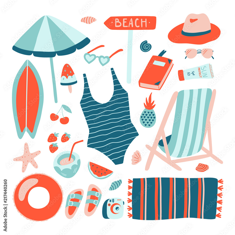 Beach Vacation Clipart