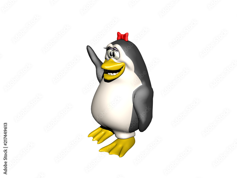 Cartoon Pinguin Stock Illustration | Adobe Stock