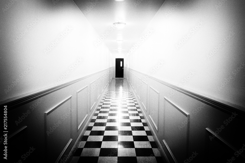 hallway of horror Stock Photo | Adobe Stock