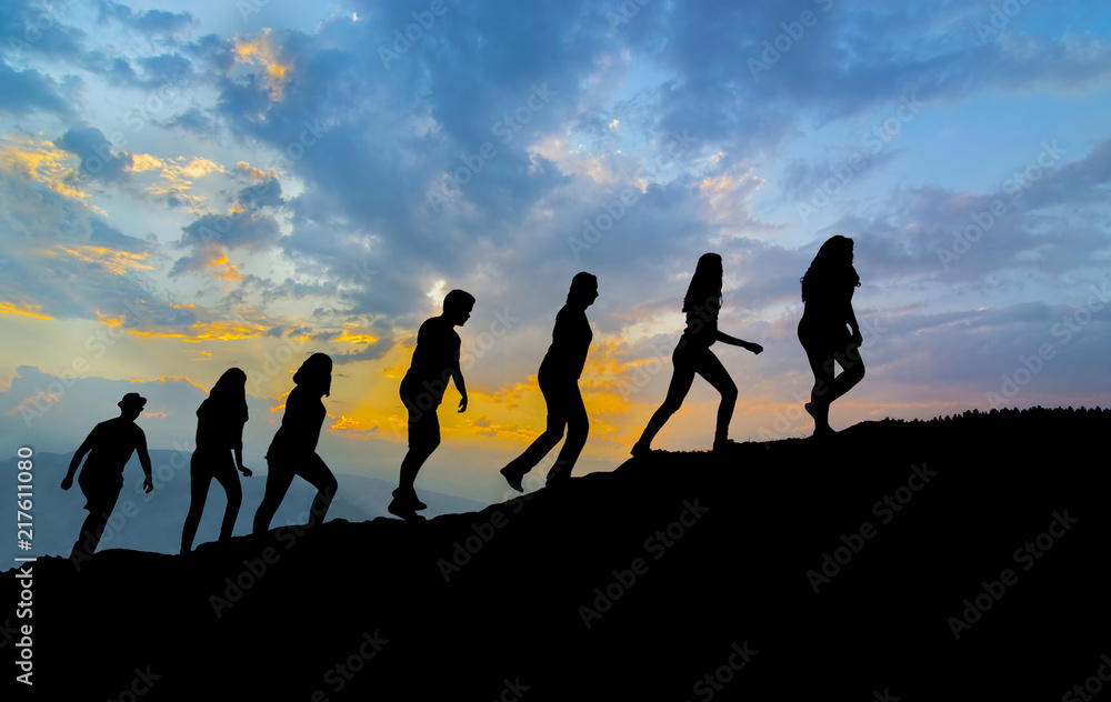 3 Friends Walking Together
