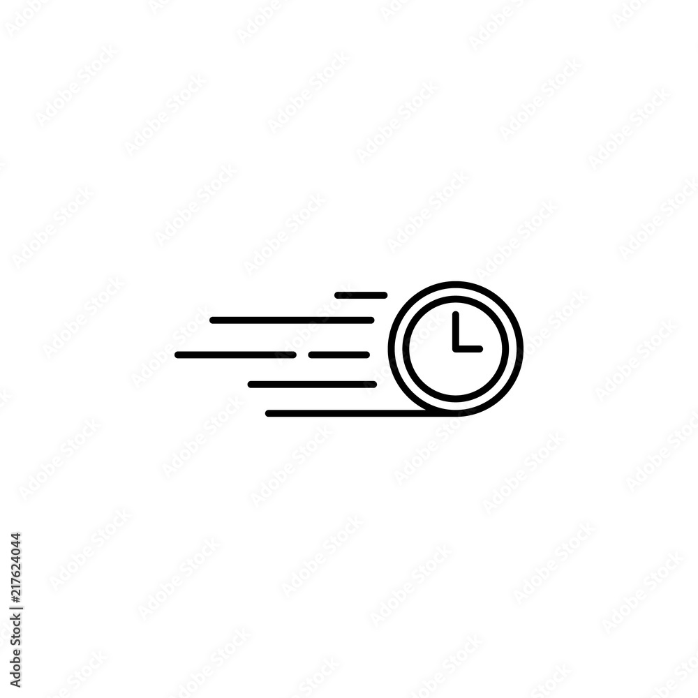Time speed icon. Element of time value icon for mobile concept and web ...