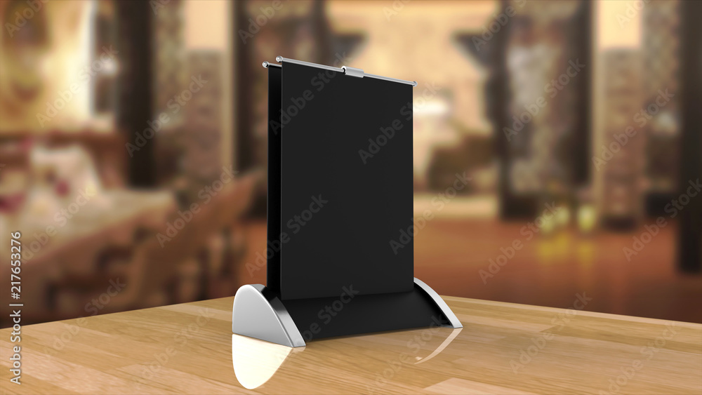 A4 A3 PVC PP paper Table Top Set Stand Mini Roll Up Banner,Pull Up ...