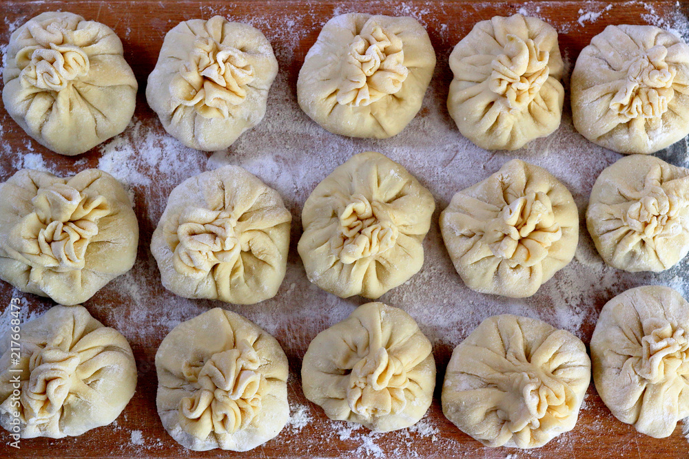 Manti, Mantu or Manty Momos, Jiaozi, Dyushbara, Sikkim, Darjeeling, Ha ...