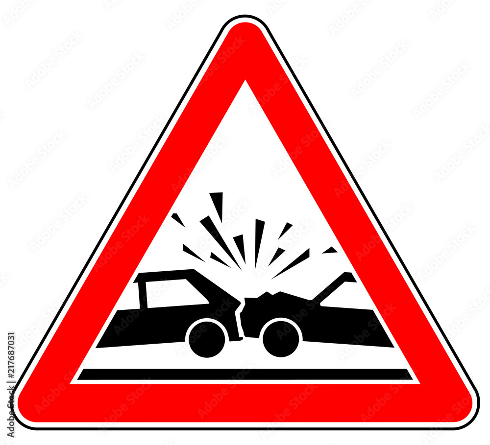 sd75 Schild-Dreieckig - german - Auffahrunfall: Unfallmanagement ...