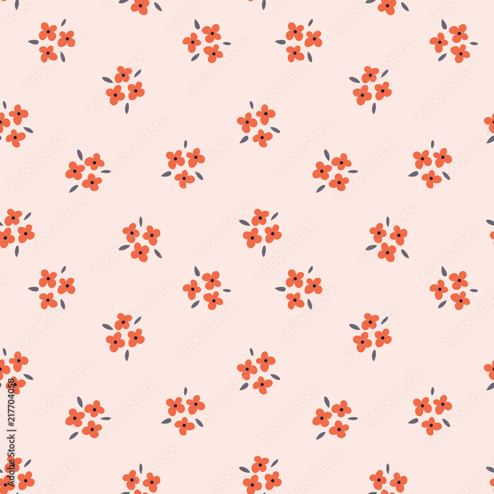 Light Red Flower Background