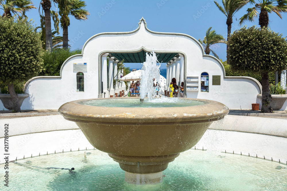 kalithea therme in Rhodos Stock Photo | Adobe Stock
