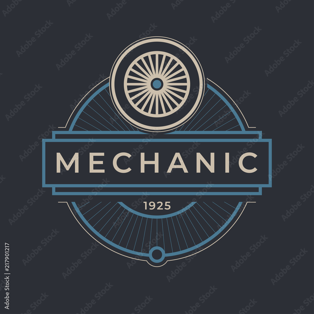 Auto mechanic service. Mechanic service logo set. Repair service auto ...
