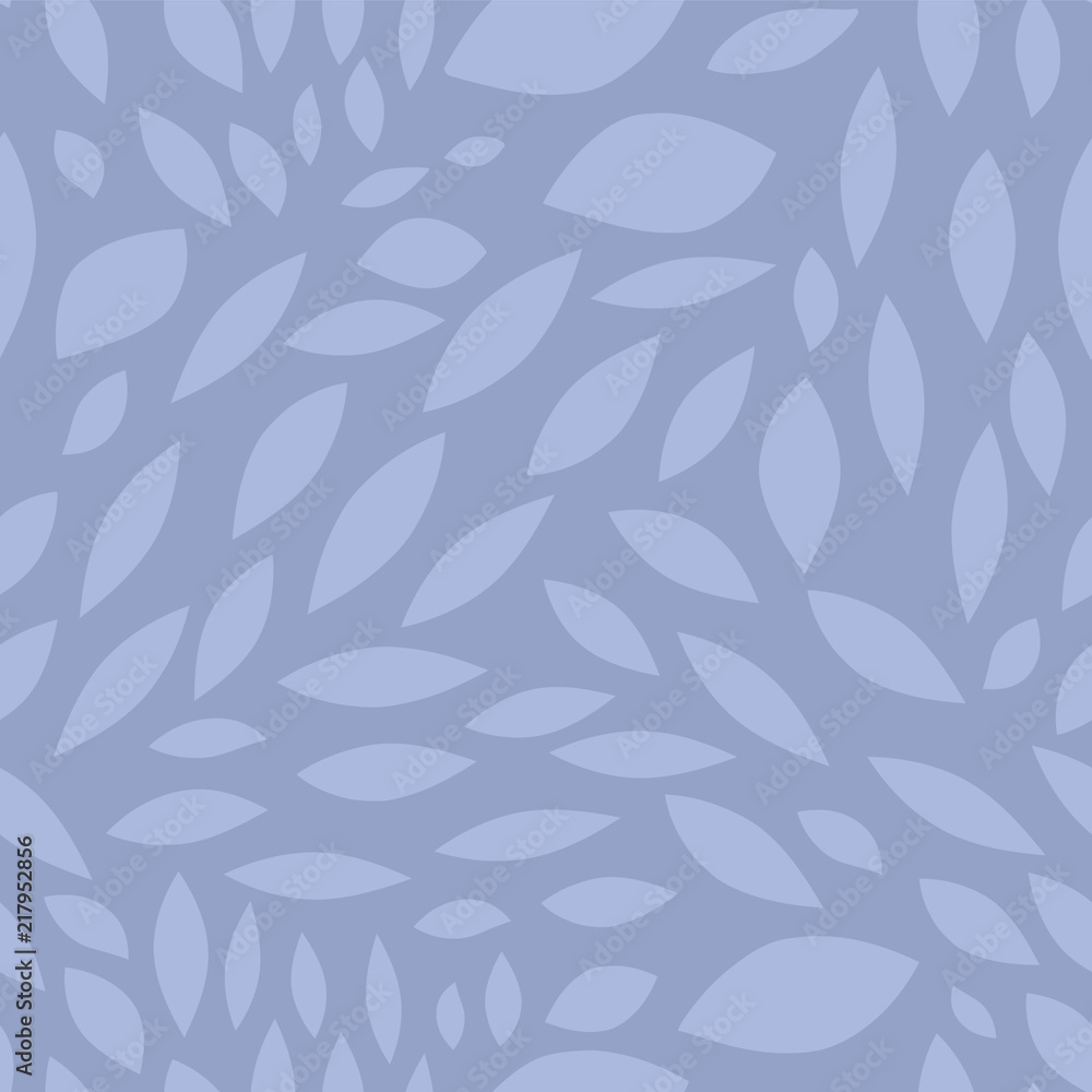 Seamless abstract biconvex drop shapes vector background. Blue ...