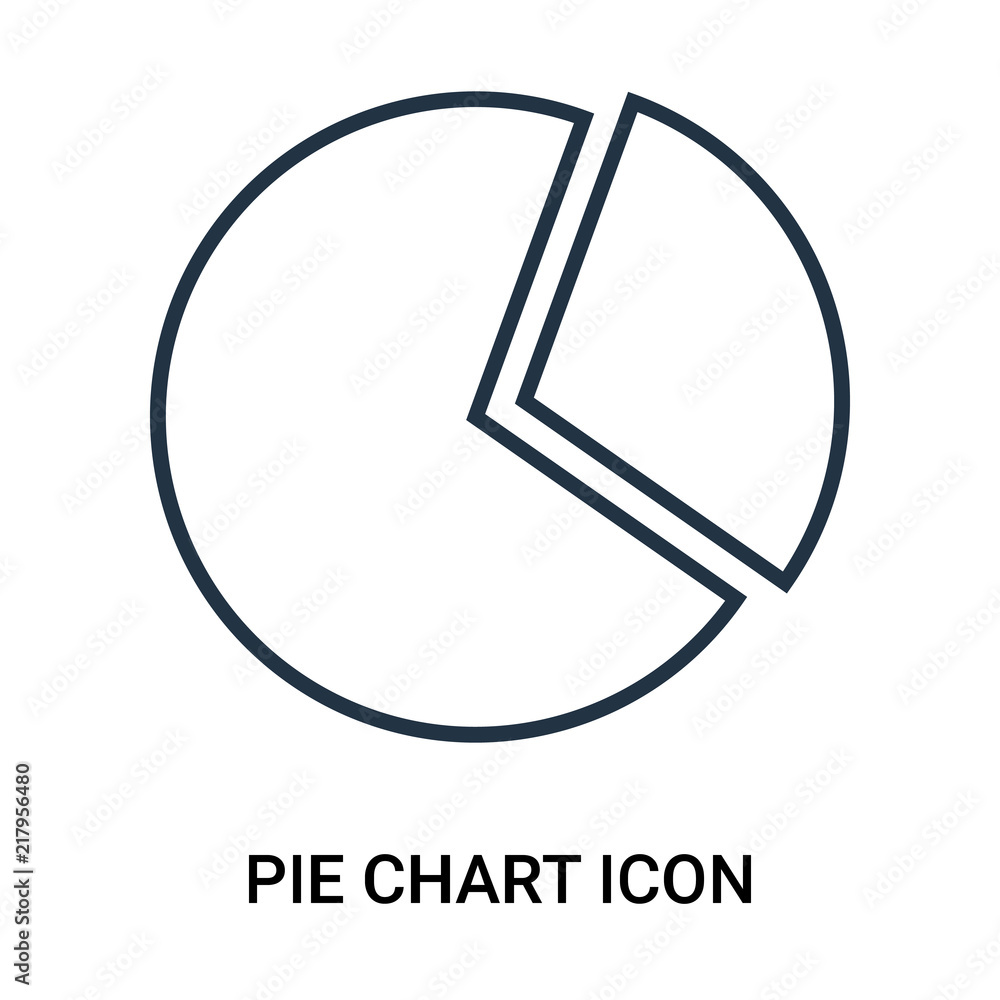 Pie Chart Icon Black And White