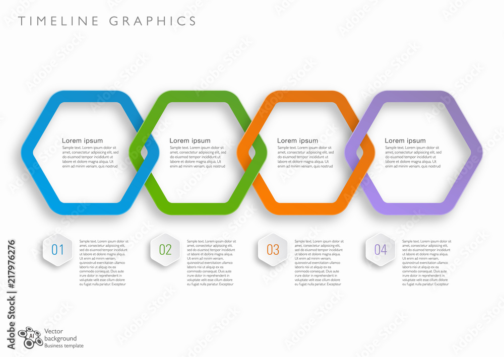 Timeline Chart #Vector graphics Stock Vector | Adobe Stock