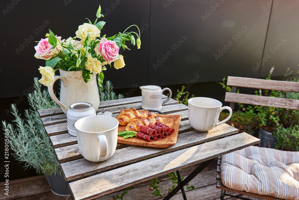 Morning Coffee Outside