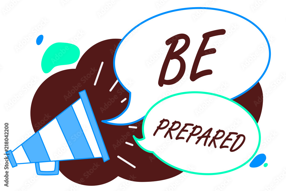 Being Prepared Clipart