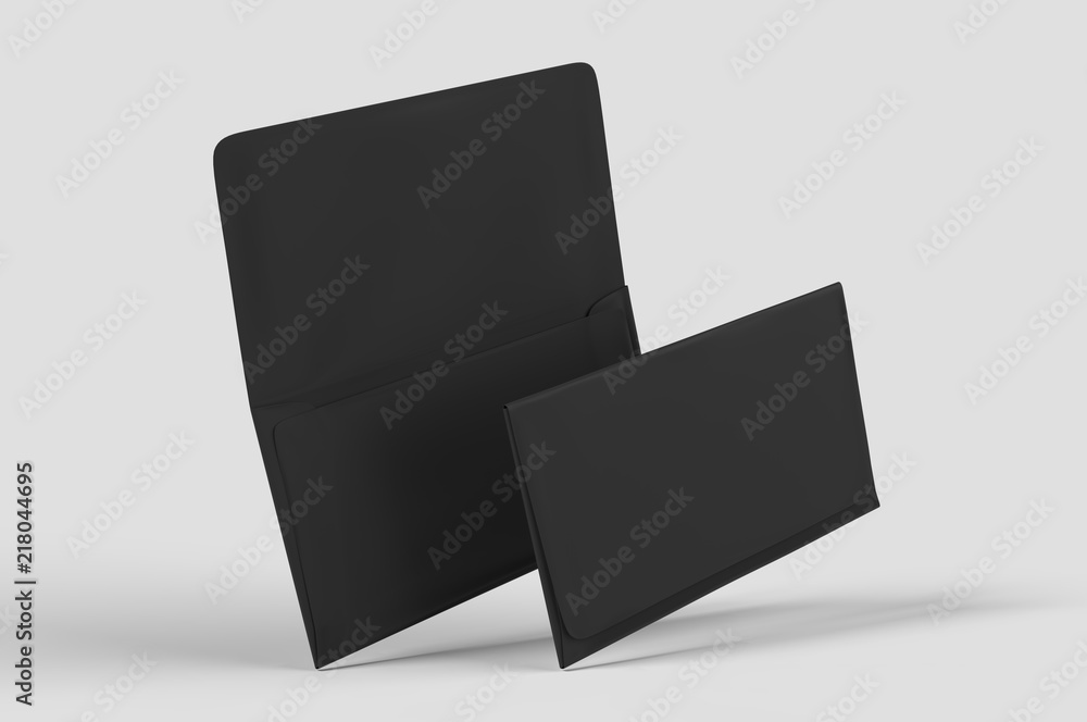 Blank white realistic remittance envelope mock up. Stock Illustration ...