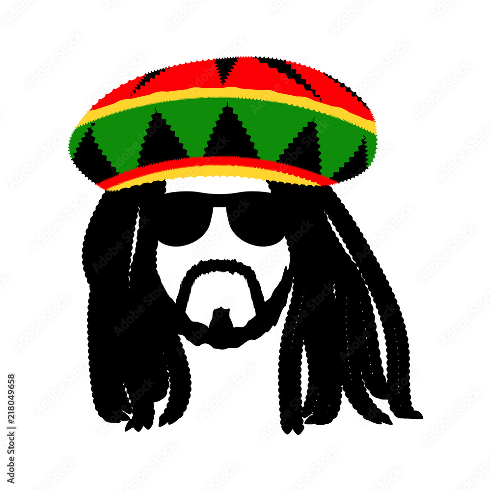 Jamaican Rasta Man Art