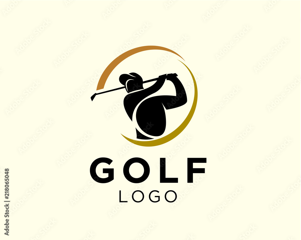 golf logo Stock Vector | Adobe Stock