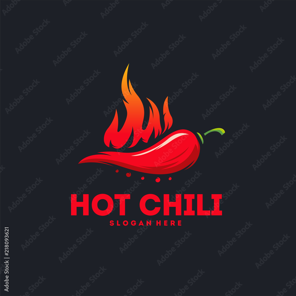 Hot Chili logo designs concept vector, Fire Chili logo symbol, Spice ...