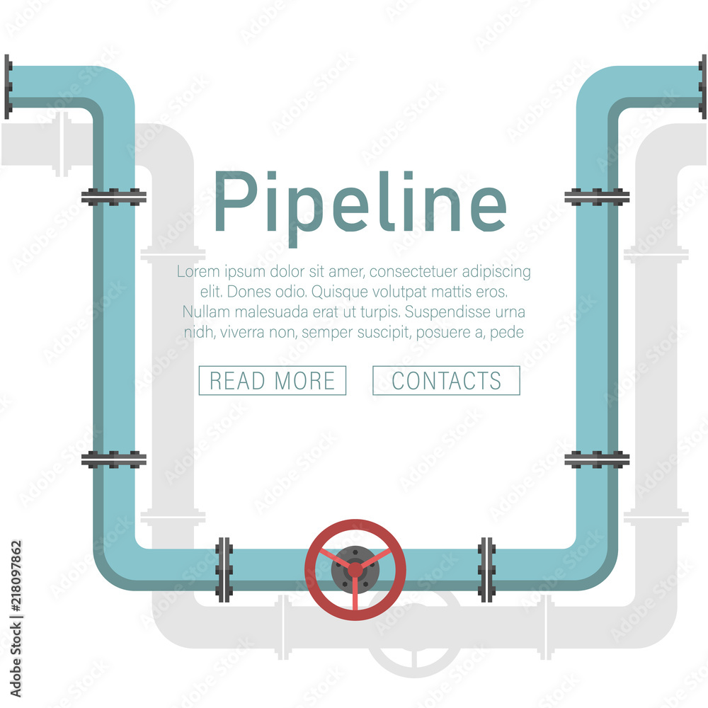 pipeline design background Stock Vector | Adobe Stock