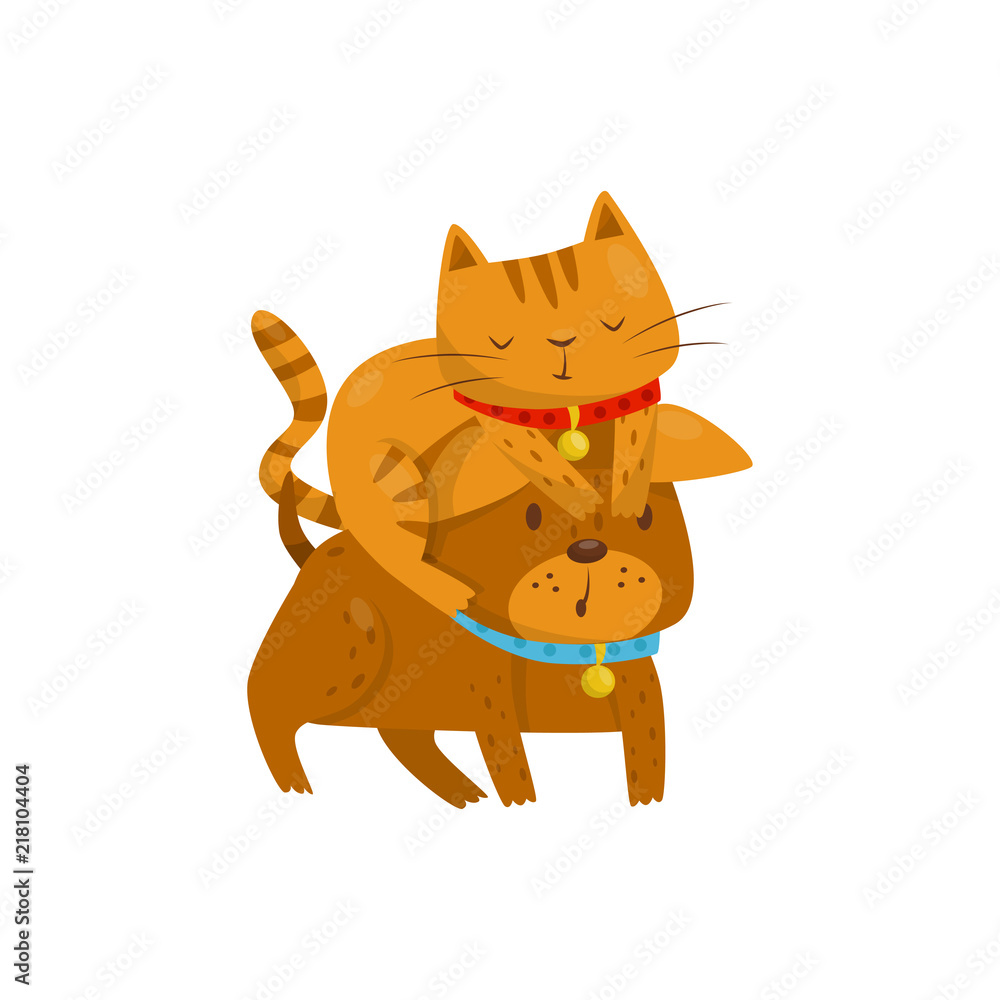 Dog And Cat Cartoon Characters