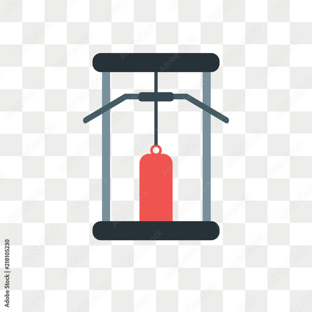 Gym vector icon isolated on transparent background, Gym logo design ...