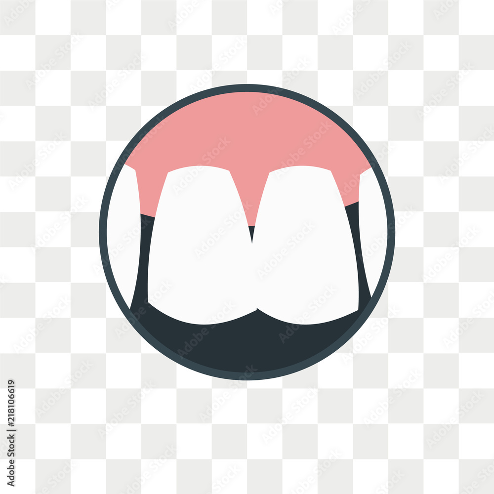 Molar vector icon isolated on transparent background, Molar logo design ...