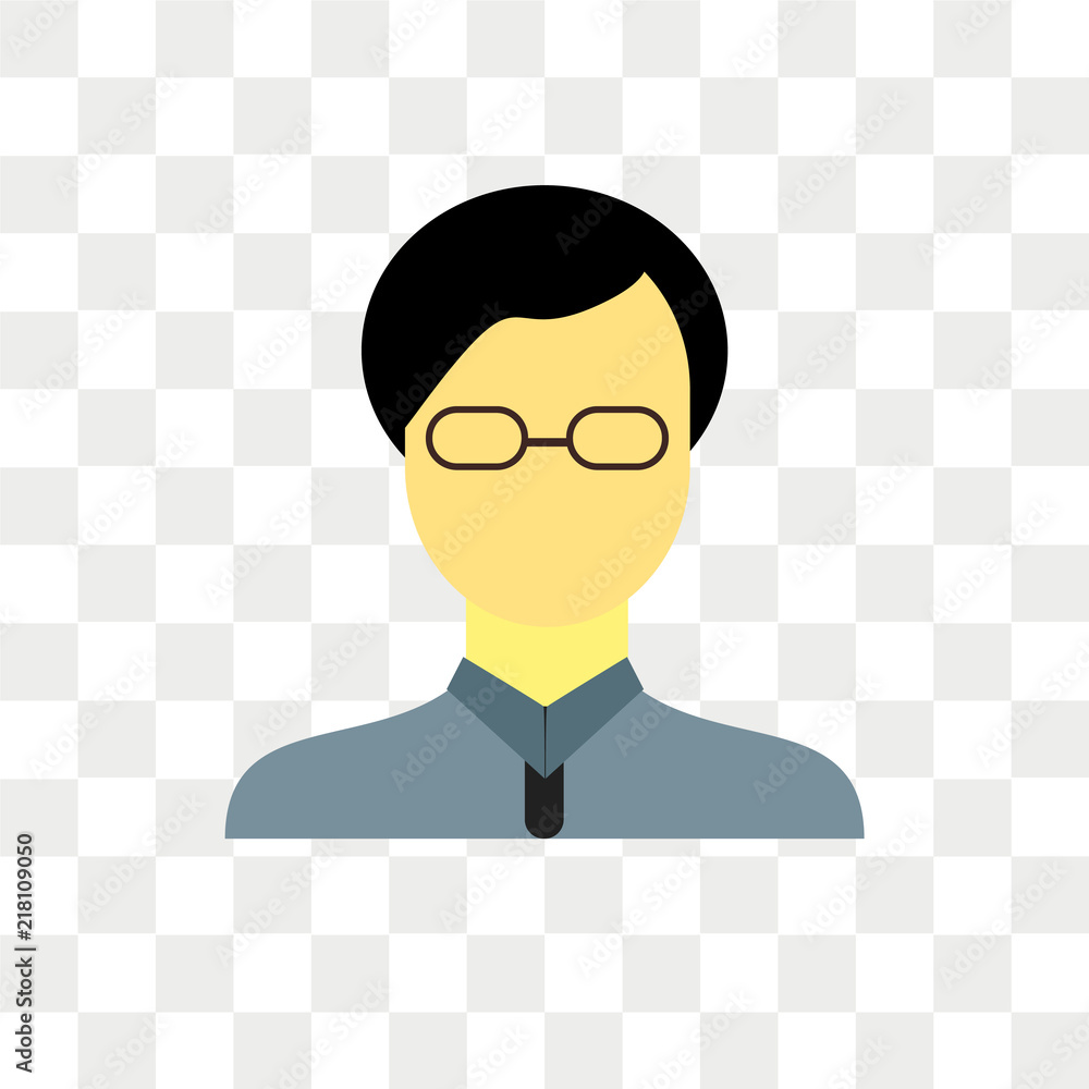 Employee vector icon isolated on transparent background, Employee logo ...