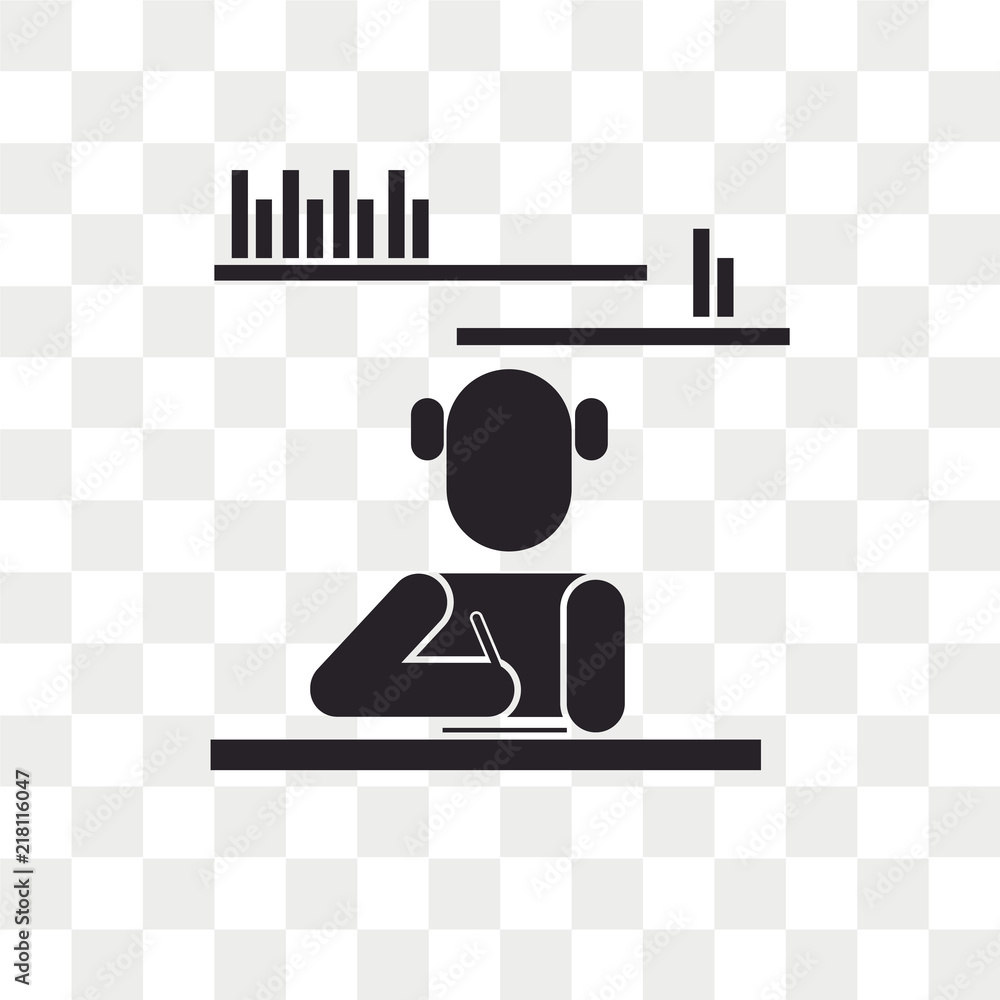 Student vector icon isolated on transparent background, Student logo ...