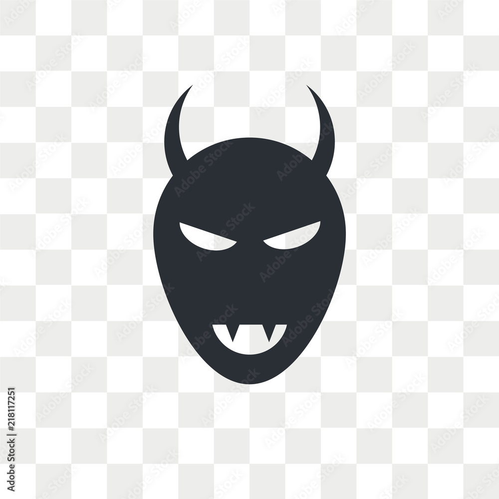 Vampire vector icon isolated on transparent background, Vampire logo ...