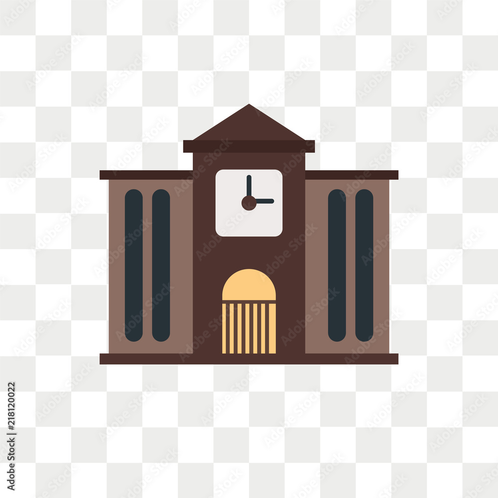 Town hall vector icon isolated on transparent background, Town hall ...