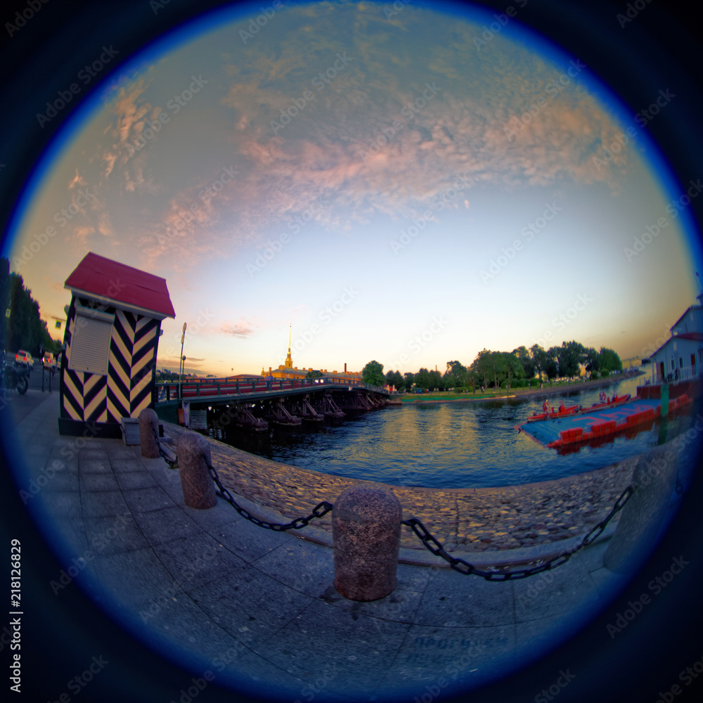 Fish Eye Reflection