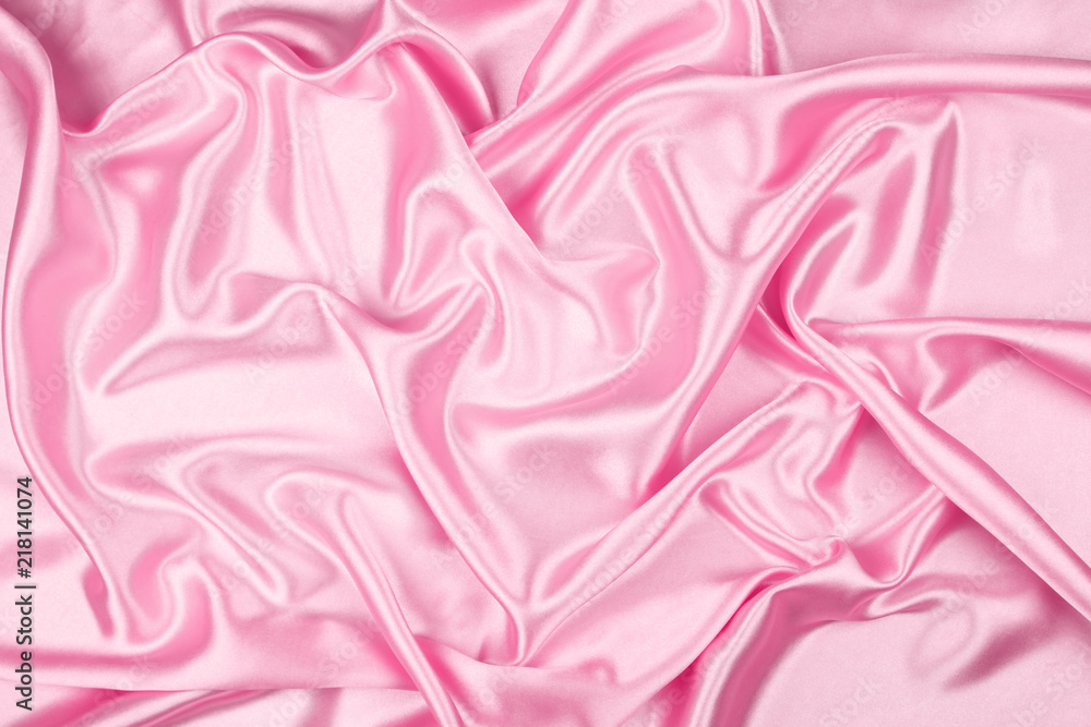 Pink luxury satin fabric texture for background Stock Photo | Adobe Stock