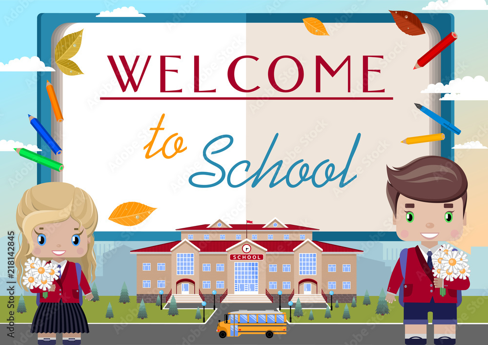 School Announcement Background