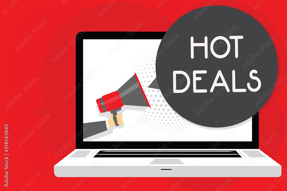 Handwriting text writing Hot Deals. Concept meaning An agreement ...