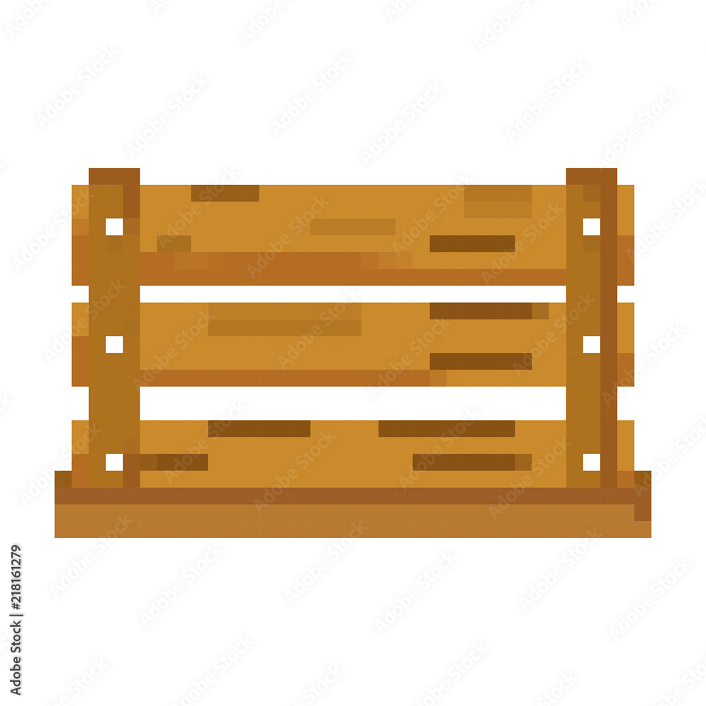 pixelated wood grillage texture design Stock Vector | Adobe Stock