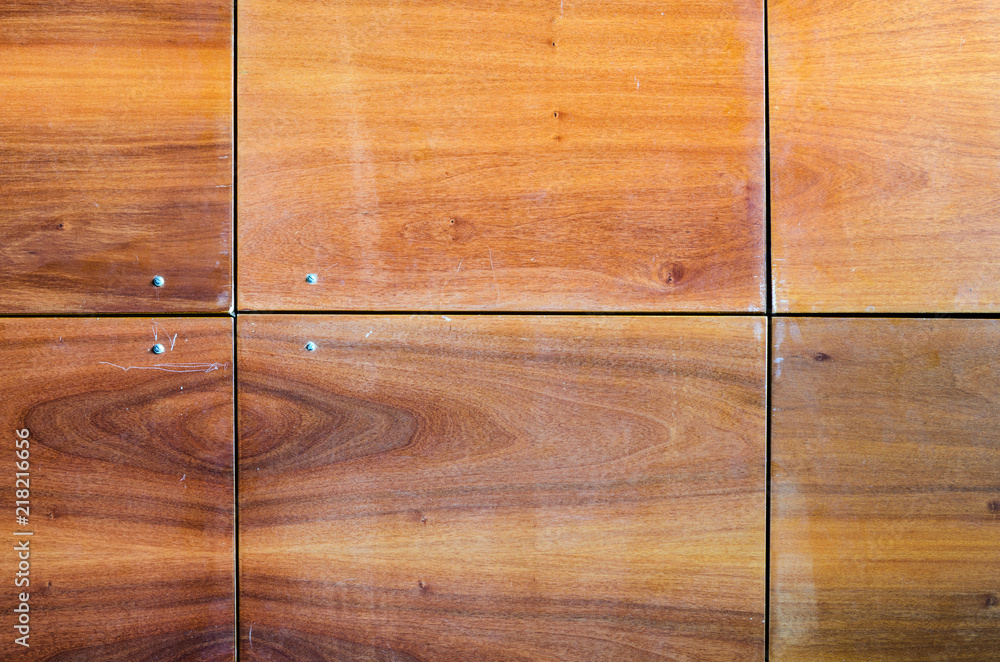 Wood Finishing Wall Panels Background. Joints of Decorative Finishing ...